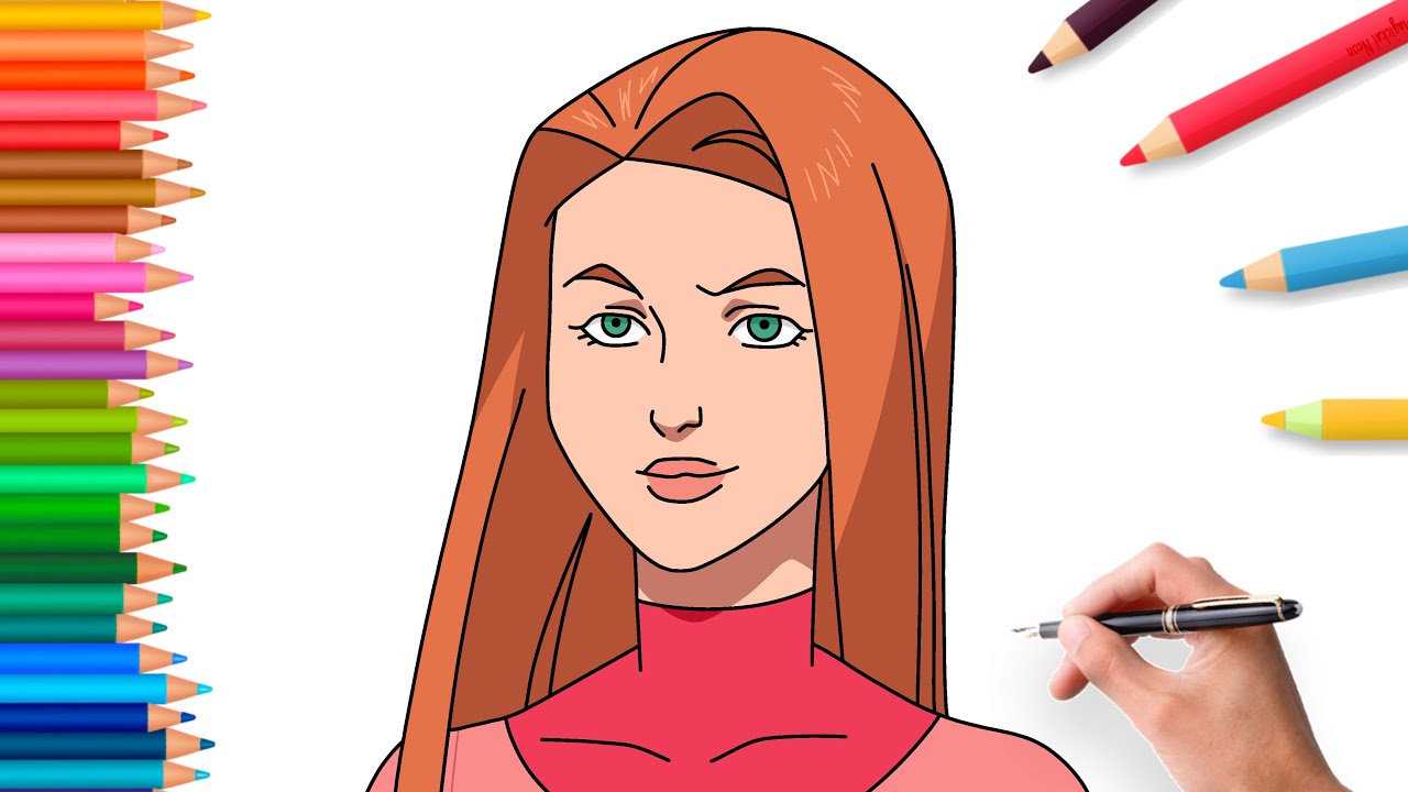 How to draw Atom Eve from Invincible step by step | easy Tutorial for beginners 