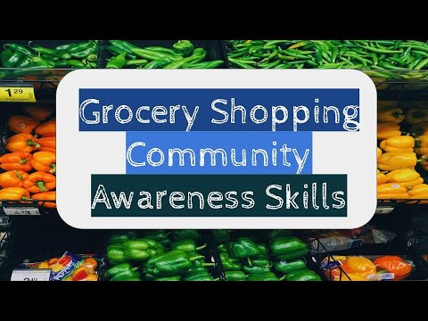 Market and Grocery Store Shopping Skills