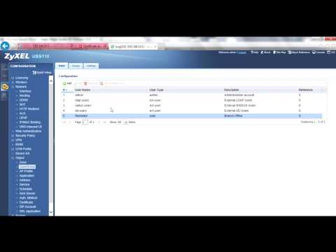 USG How-To Video: User-Based PSK with IPSec VPN