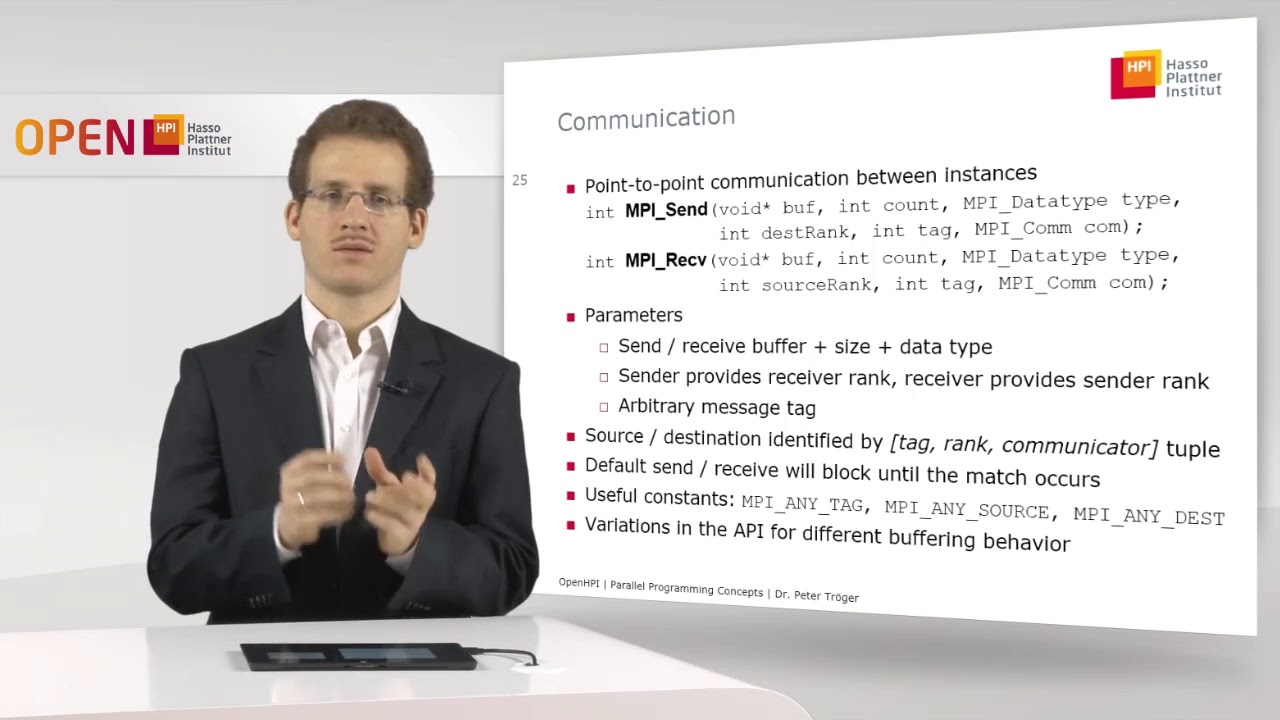 5.3 Programming with MPI