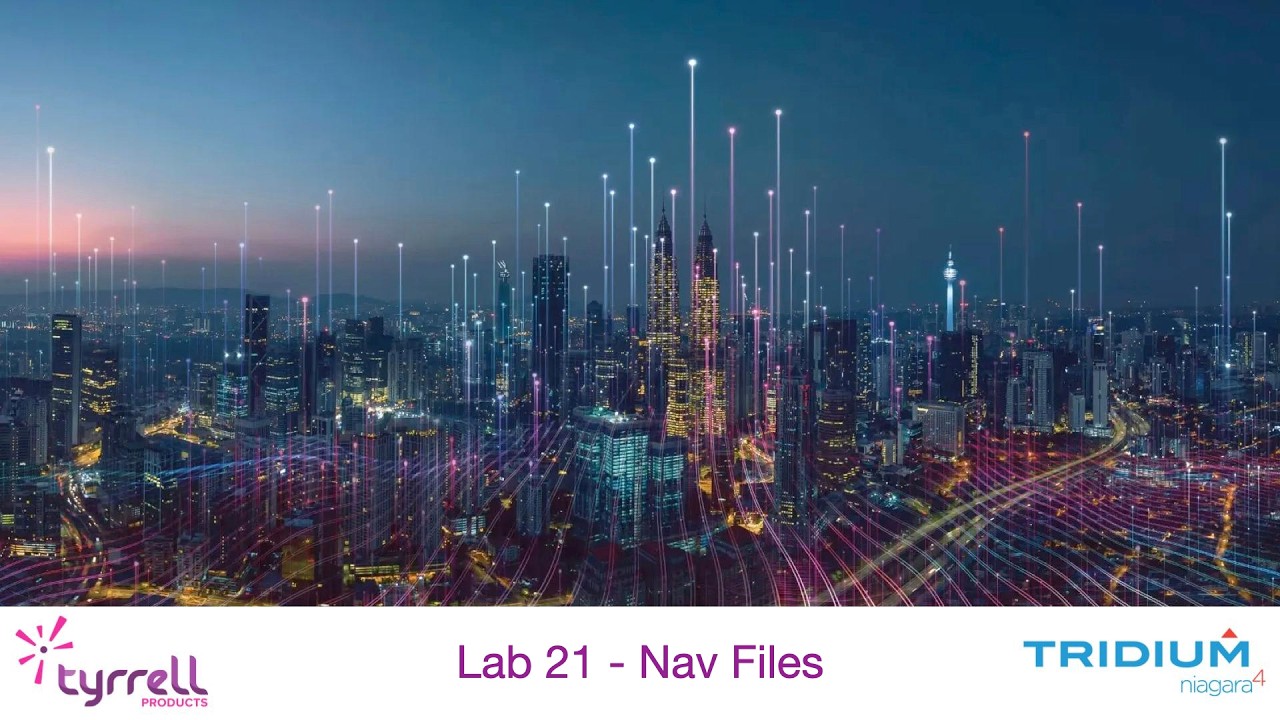 Lab 21 - How to make Tridium Niagara 4 nav files ~ TBT N4 TCP