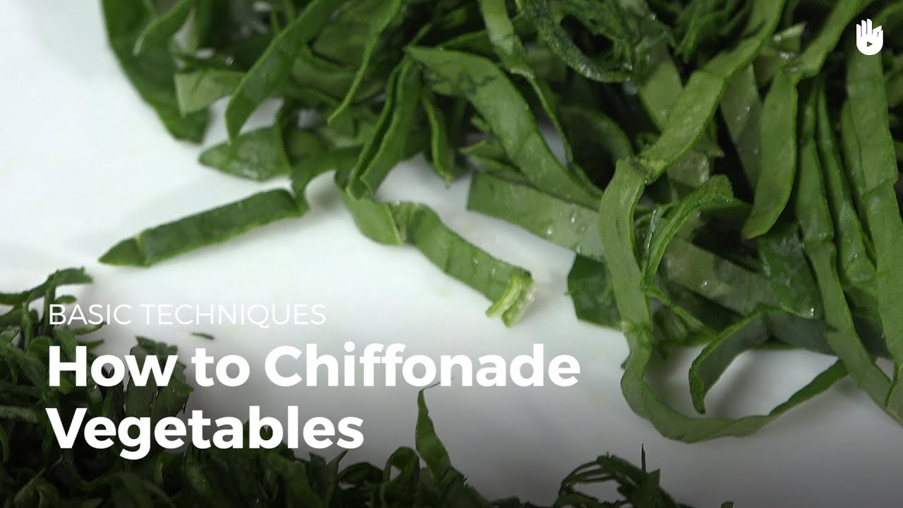 How to chiffonade leafy vegetables - Learn How to Cook Vegetables | Sikana