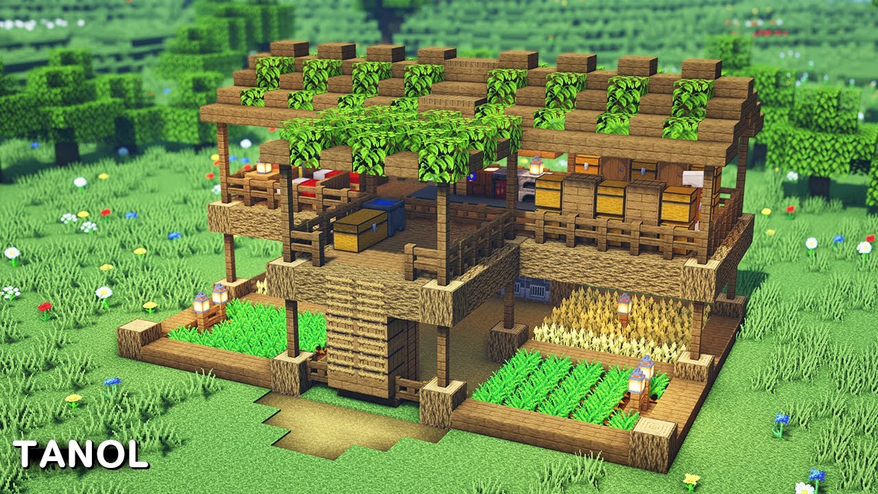 ⚒️ Minecraft | How To Build a Starter Wooden House - Minecraft Builders