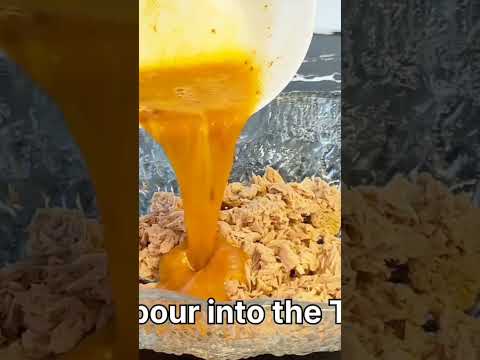 Egg and canned Tuna recipe for breakfast. Simple and tasty