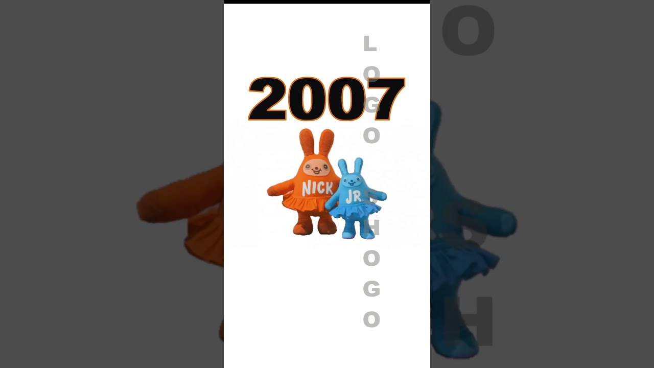 Nick jr & Nickelodeon Logo Evolution #nickelodeon #nickjr #logoshogo #history