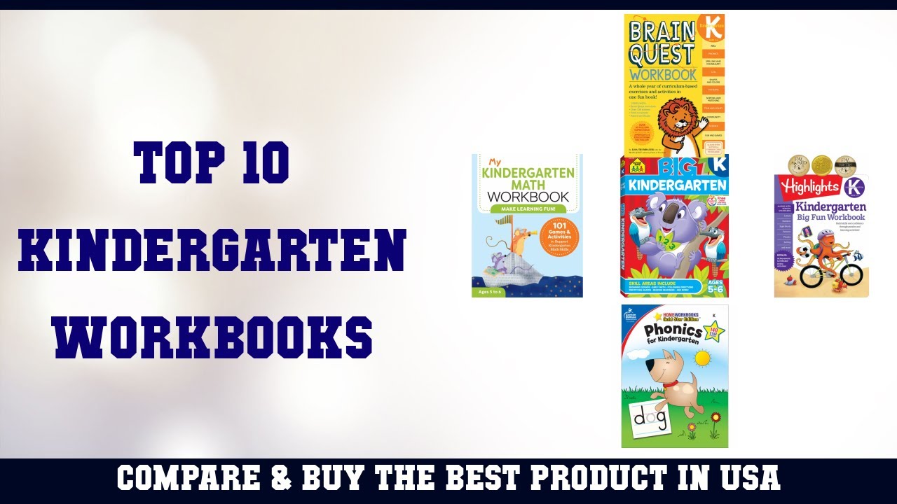 Top 10 Kindergarten Workbooks to buy in USA 2021 | Price & Review