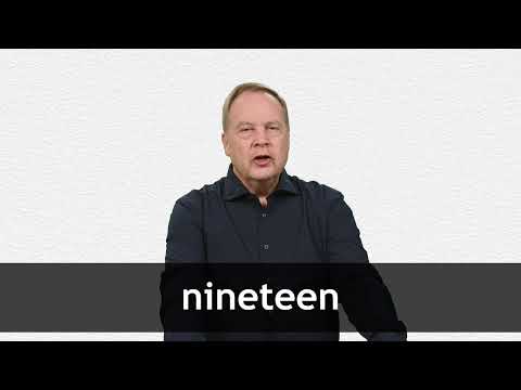 NINETEEN definition in American English | Collins English Dictionary