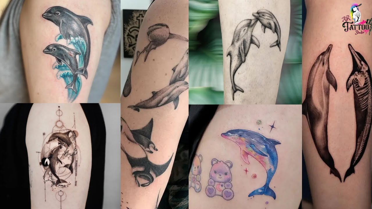 Dolphin Tattoo Designs 2025 | Beautiful Dolphin Tattoo Inspiration | Dolphin Tattoo Ideas for Men