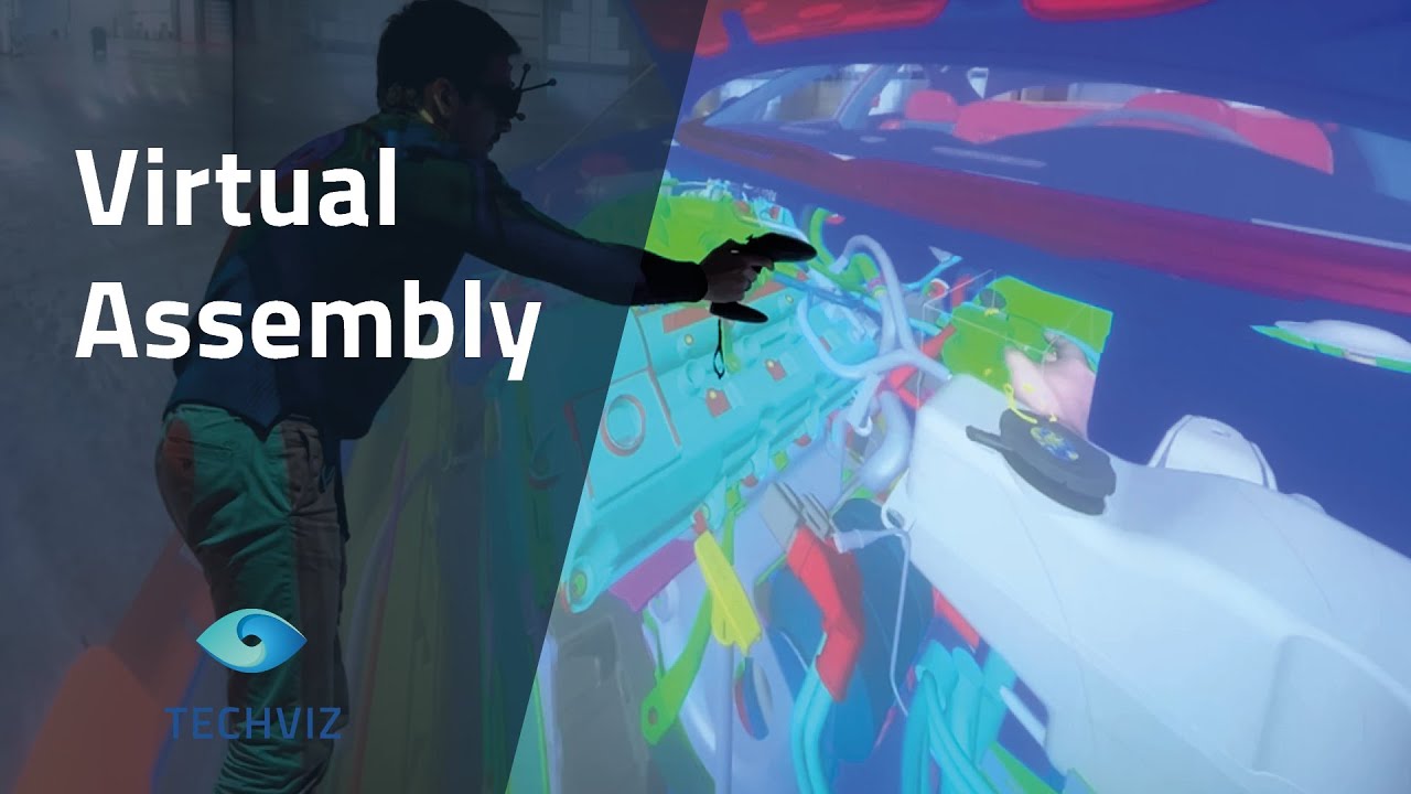 Virtual assembly: move parts and detect collisions in 3D models