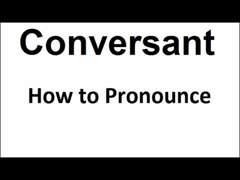 How to pronounce Conversant||How to say Conversant||Conversant Pronunciation||ABDictionary