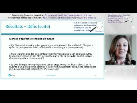 Considérations culturelles sur le traitement des contrevenants de la violence conjugale