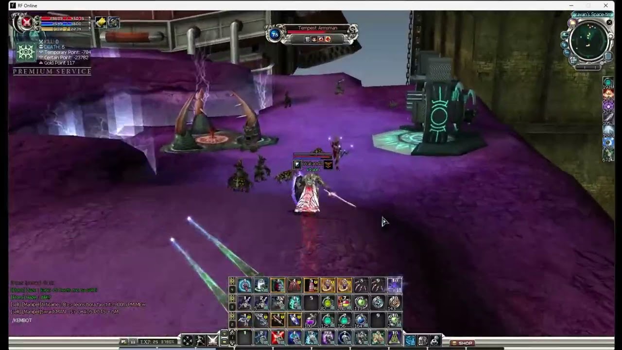 RF ONLINE PLAYPARK: SOLO EXP IN CARAVAN MAP (USING ACC SPEC)