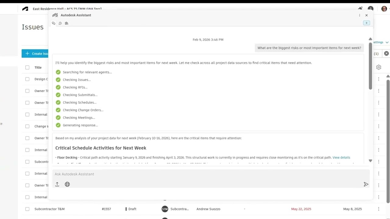 Autodesk Assistant | AI-native intelligence in Autodesk Forma