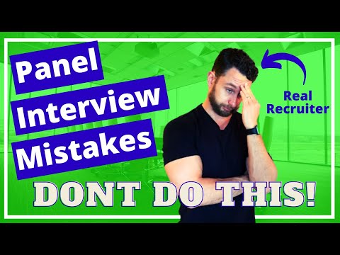 Panel Interview Mistakes to Avoid - These things REPEL future colleagues (4 Recruiter Tips)