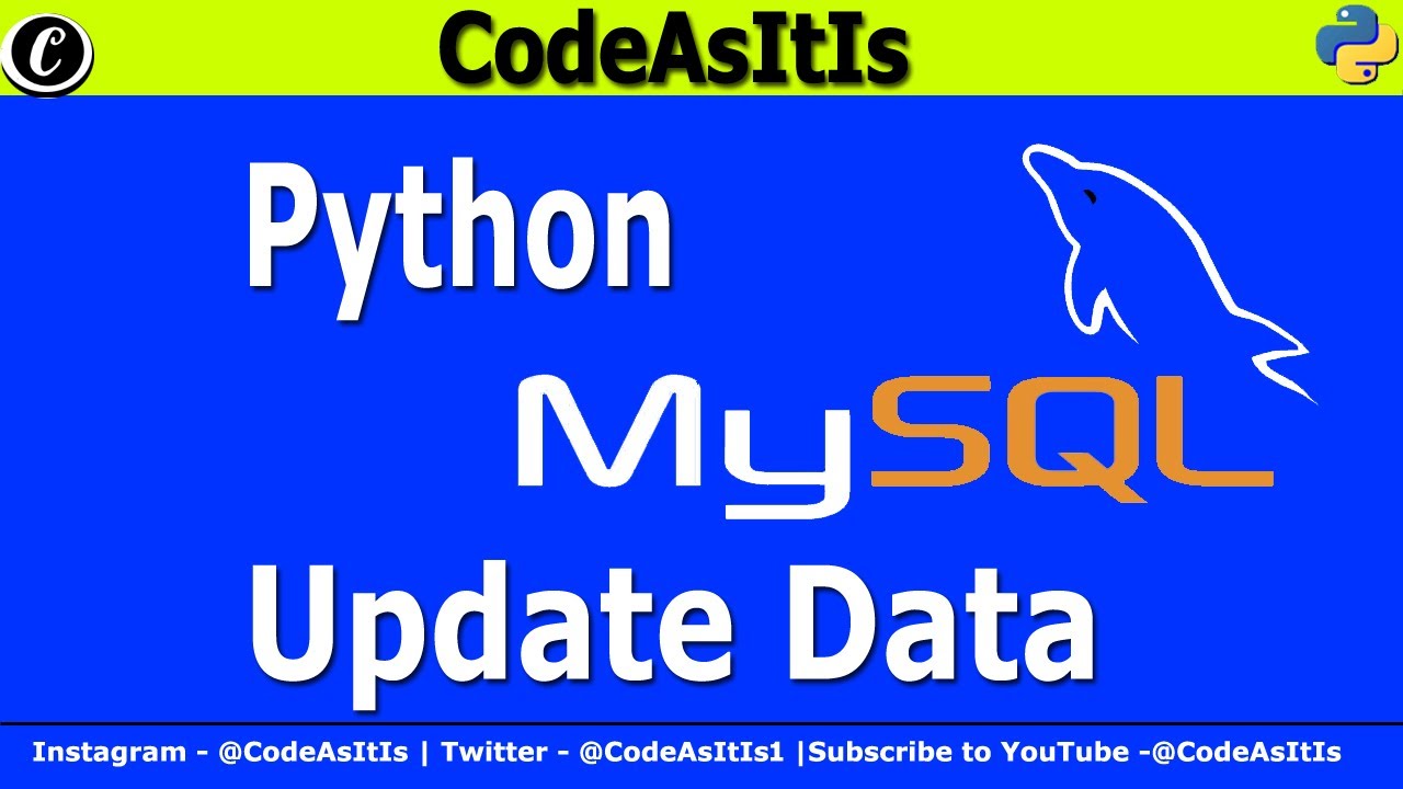Python and MySQL - Updating Entries and Limiting Queries | Learn Python Programming