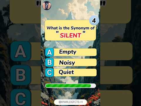 Synonym Quiz part 2 π€― | Test your English Knowledge under a Minute #shorts