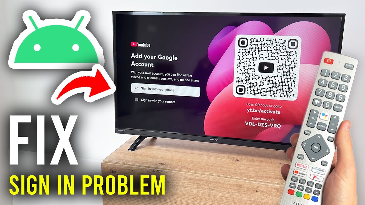 Fix Android TV YouTube Sign In Problem - Step By Step