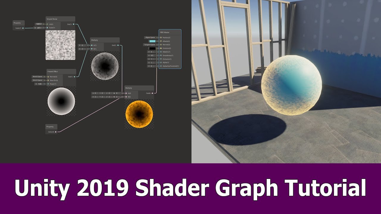 Unity 2019 Shader Graph Tutorial for Beginners