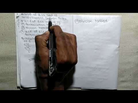 GCF/HCF of 6 12 18