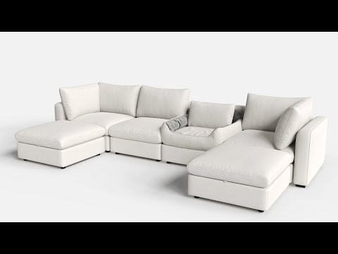 LINSY HOME | RUBIK V, Elevates Modular Couch Comfort to the Next Level