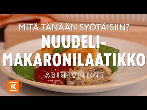 Nuudeli-makaronilaatikko | Reseptit | K-Ruoka