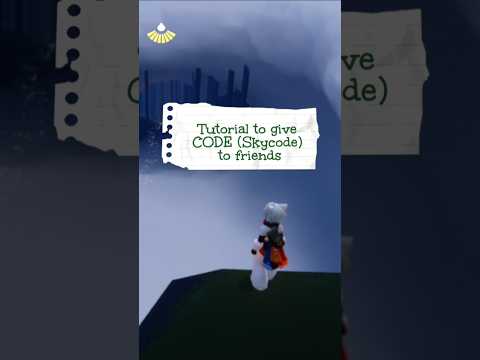 How to give code to friends #skychildrensofthelight #skycotl #short #skyfriends #gametutorial
