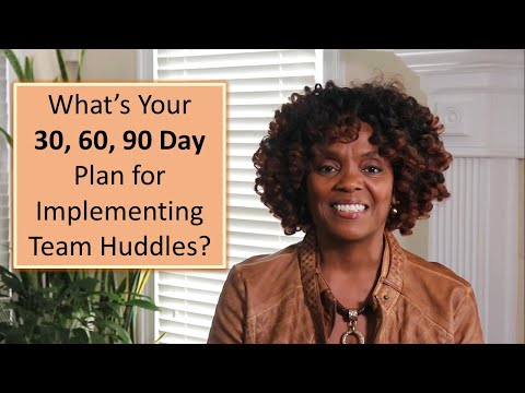 Implementing Daily Team Huddles - Action Plan