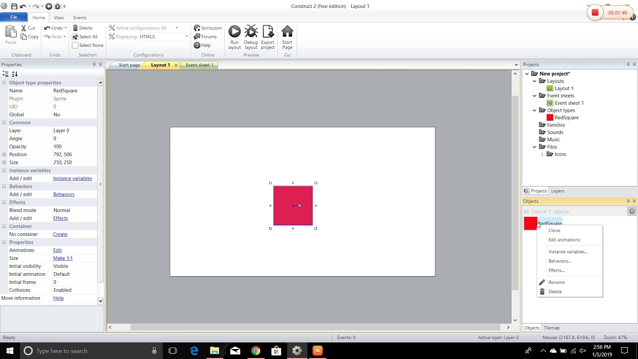 How To Make A Sprite In Construct 2