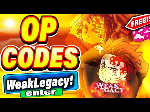 ALL NEW *SECRET CODES* IN ROBLOX WEAK LEGACY ( new codes in Weak Legacy roblox ) NEW