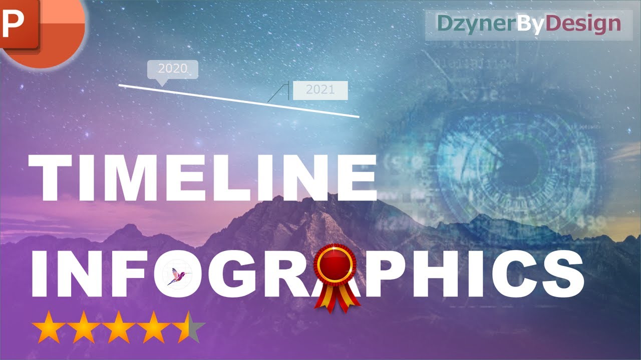 Timeline Infographics with PowerPoint 2020 | Project Tracker Slide  or or Roadmap Deck