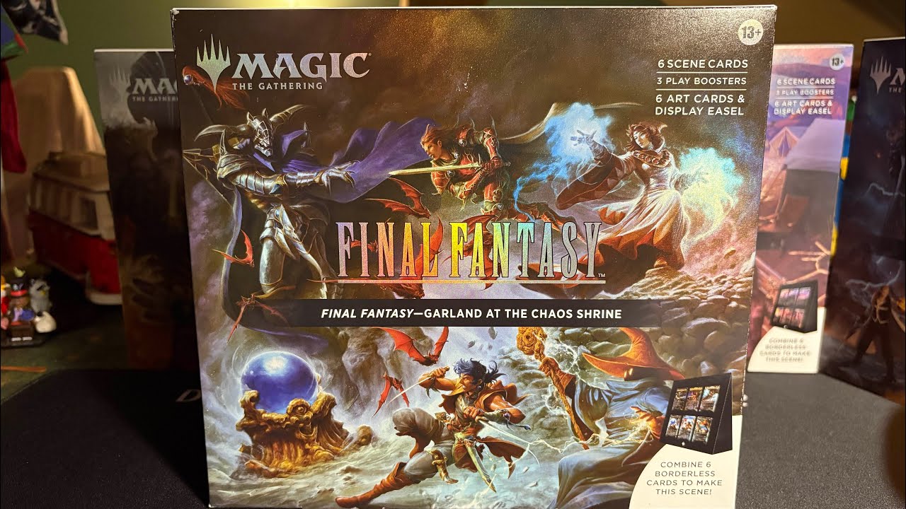MtG Final Fantasy Garland at the Chaos Shrine Scene Box Opening!