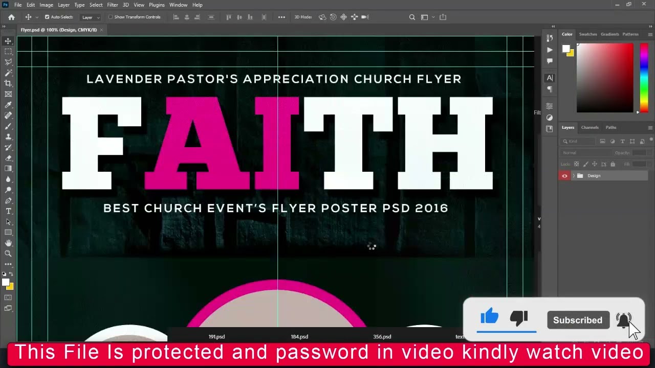 50+ Church Flyer  PSD Photoshop Tutorial