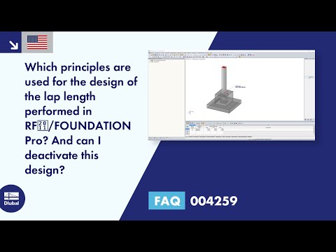 FAQ 004259 | Which principles are used for the design of the lap length performed in RF‑/FOUNDATI...