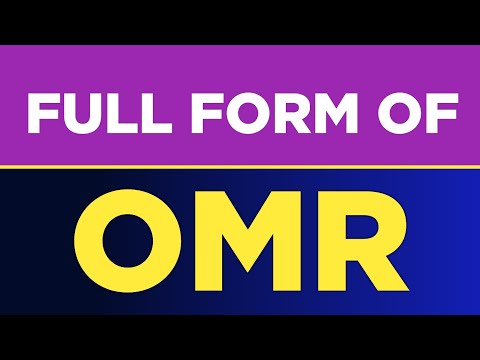 Full form of OMR | OMR ka full form kya hai | OMR full form | Free Learn University