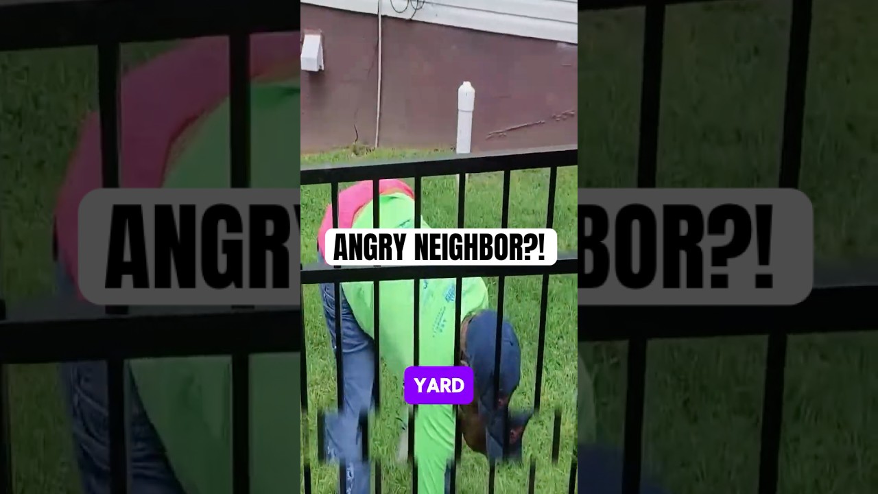 Angry Neighbor Yells While We Help a Single Mom 😡😡🌿 #lawnmowing  #satisfying  #freelawncare