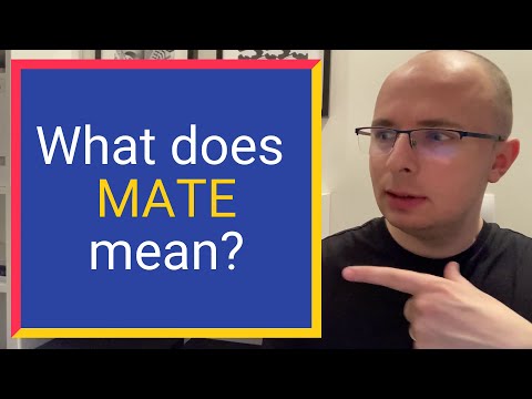 What does MATE mean? Find out Definition and Meaning