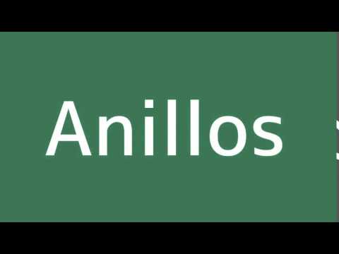 How to say Rings in Spanish