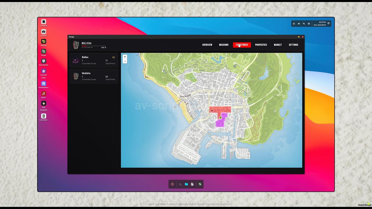 AV Gangs System Fivem Script