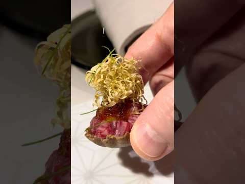 Best Restaurant in America Two Michelin Star Jont - Opening Snacks #foodie #eating #asmrfood