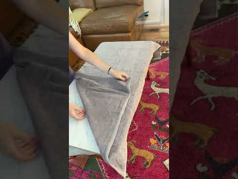TOWEL FOLDING HACK YOU NEED TO KNOW THIS SUMMER ☀️ #shorts