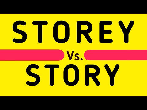 Storey Vs. Story | Storeys Vs. Stories | Confusing English Words | UK vs. US English