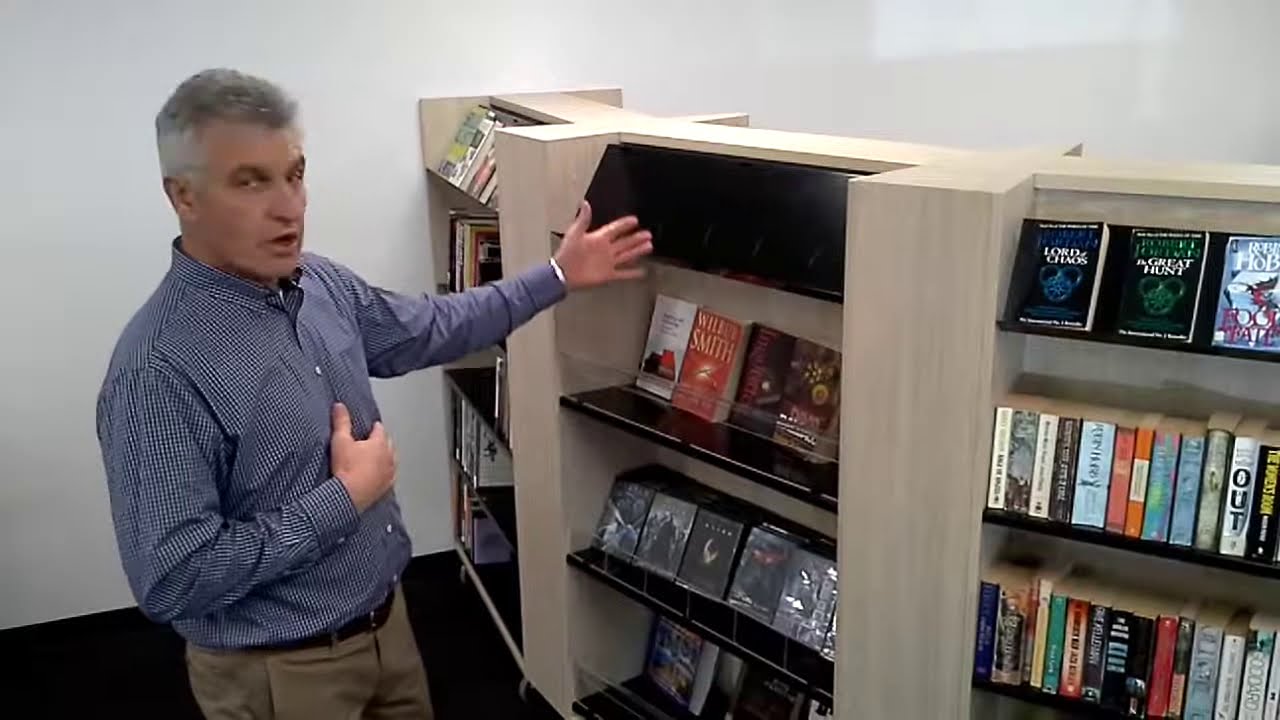 Sliimform - multi-functional library shelves