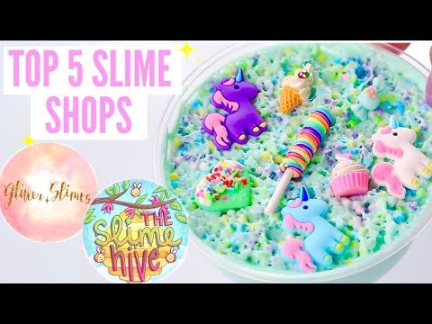 MY TOP 5 SLIME SHOPS + $500 GIVEAWAY// 100% HONEST Famous + Underrated Instagram Slime Shop Review!