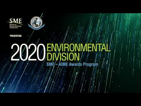 2021 SME-AIME Awards Program - Environmental Division