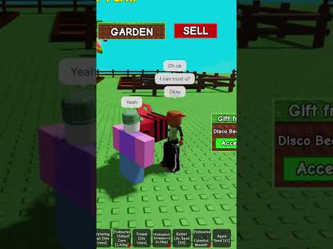 Huge trade for disco bee!! [Grow A Garden] #growagarden #roblox #trading #gaming #trading