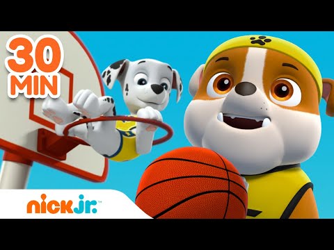 PAW Patrol FUN Sports Adventures! π w/ Marshall, Rubble & Skye | 30 Minute Compilation | Nick Jr.