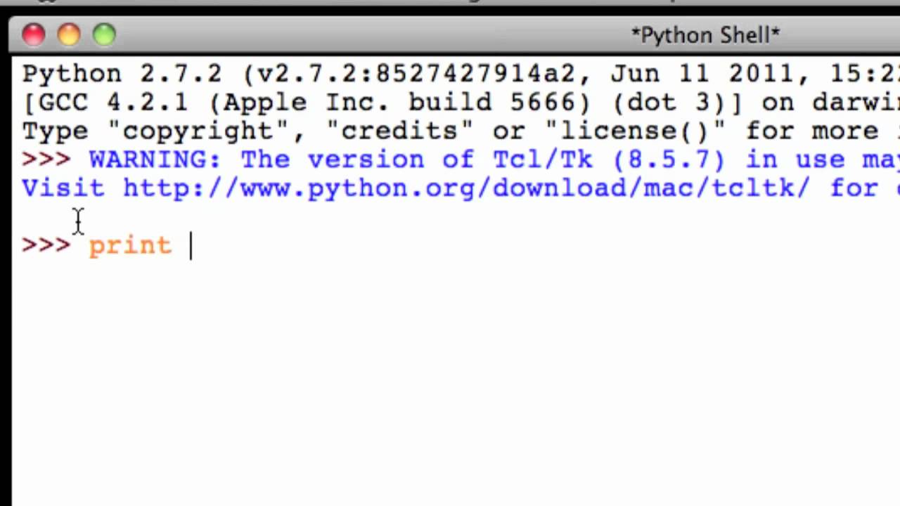 Python Tutorial 2: Print