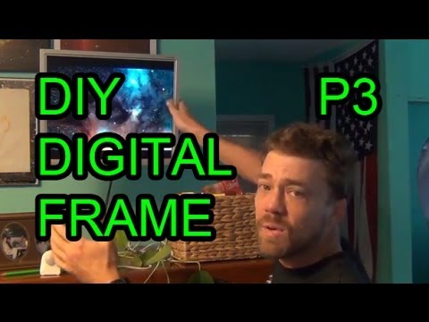 DIY Raspberry PI Digital Picture Photo Frame - P3