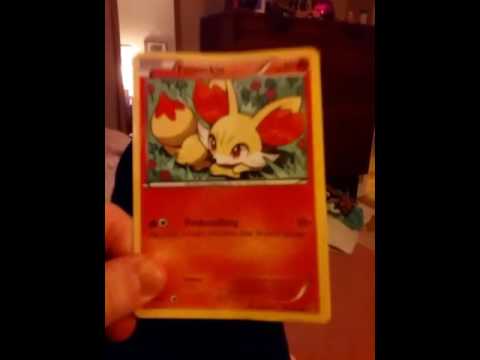 The pokemon card fennekin