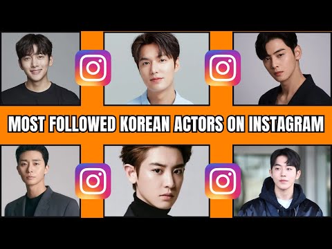 Top 10 most followed Korean actors on Instagram|Korea|Instagram|kdrama|south Korea|top 10|kpop|actor